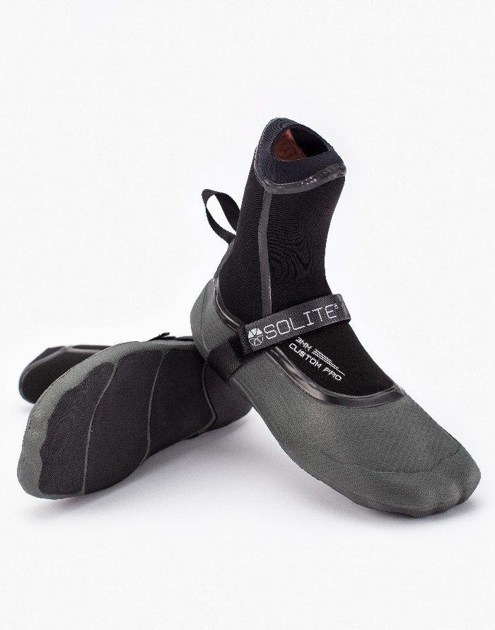 Solite Custom Pro 3mm Heat Moulding Booties - Wetsuit Boots | Hydro ...