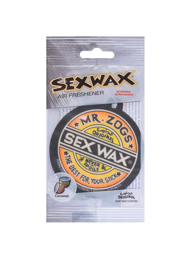 Sex Wax Air Freshener Coconut Sun And Beach Accessories Hydro Surf Shop Dunedin Nz Sex